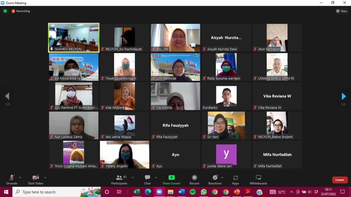 SEAMEO RECFON INTRODUCES NEW LABORATORY SERVICE ON MULTIPLEX ELISA ...